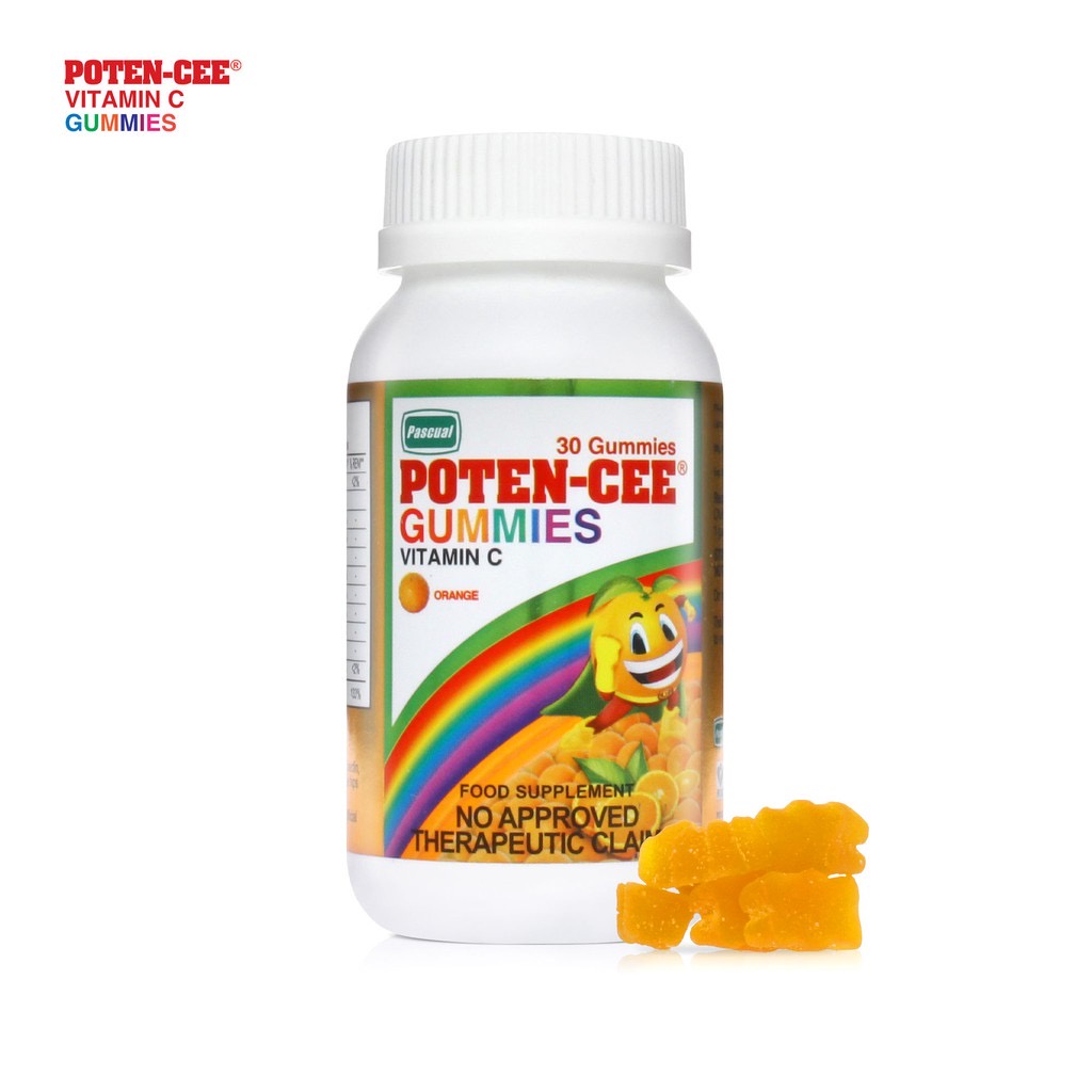 POTEN-CEE Vit. C Food Supplement Gummies 30's Orange price in the ...